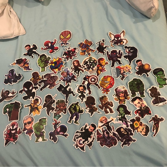 Marvel | Accessories | Marvel Stickers Bundle | Poshmark